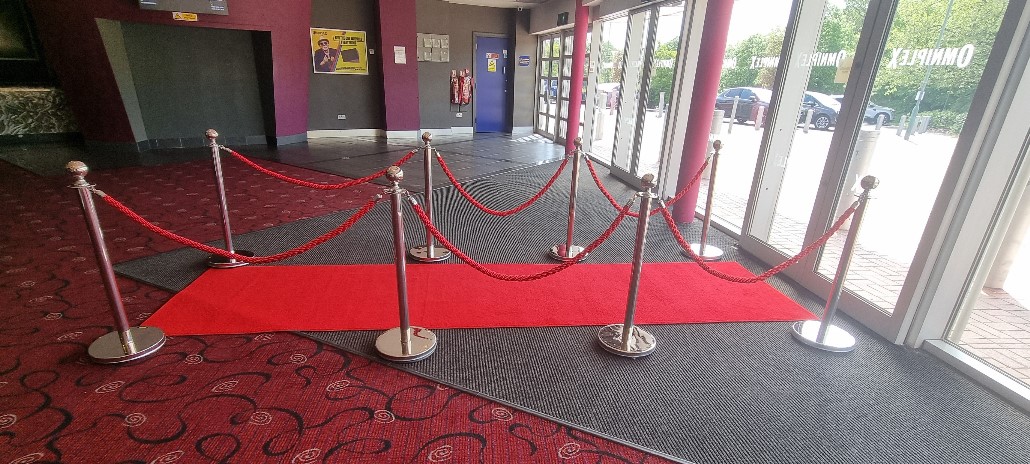 Red Carpet Hire - Ropes and post Hire - JK Weddings and Events